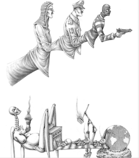 10 Stunning Illustrations That Reflect About The Modern Society - Genmice